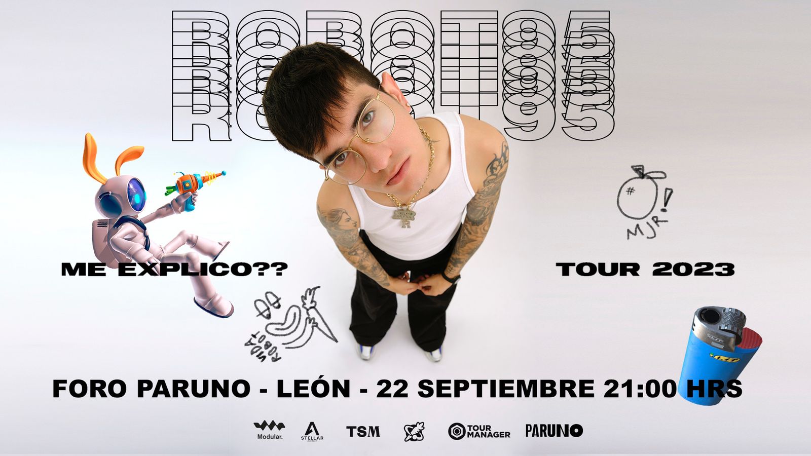 ¡Robot 95 traerá a León su potente rap! - CRONICA GUANAJUATO